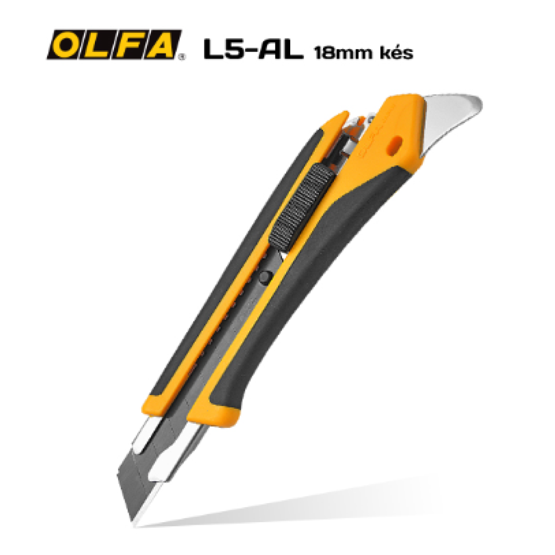 Olfa vágókés 18mm automata L5-AL - E OLFA L5-AL