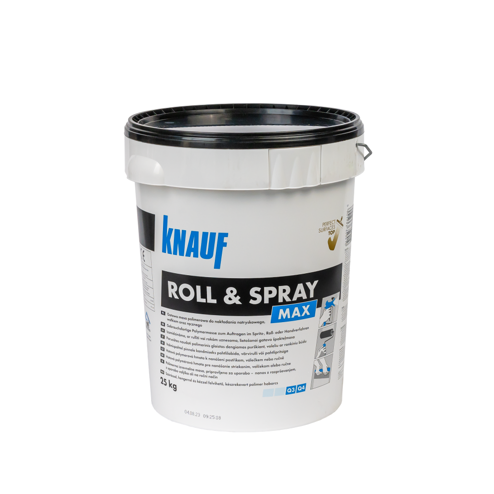 Knauf Roll and Spray Max simítóanyag 25 kg - KN00735002